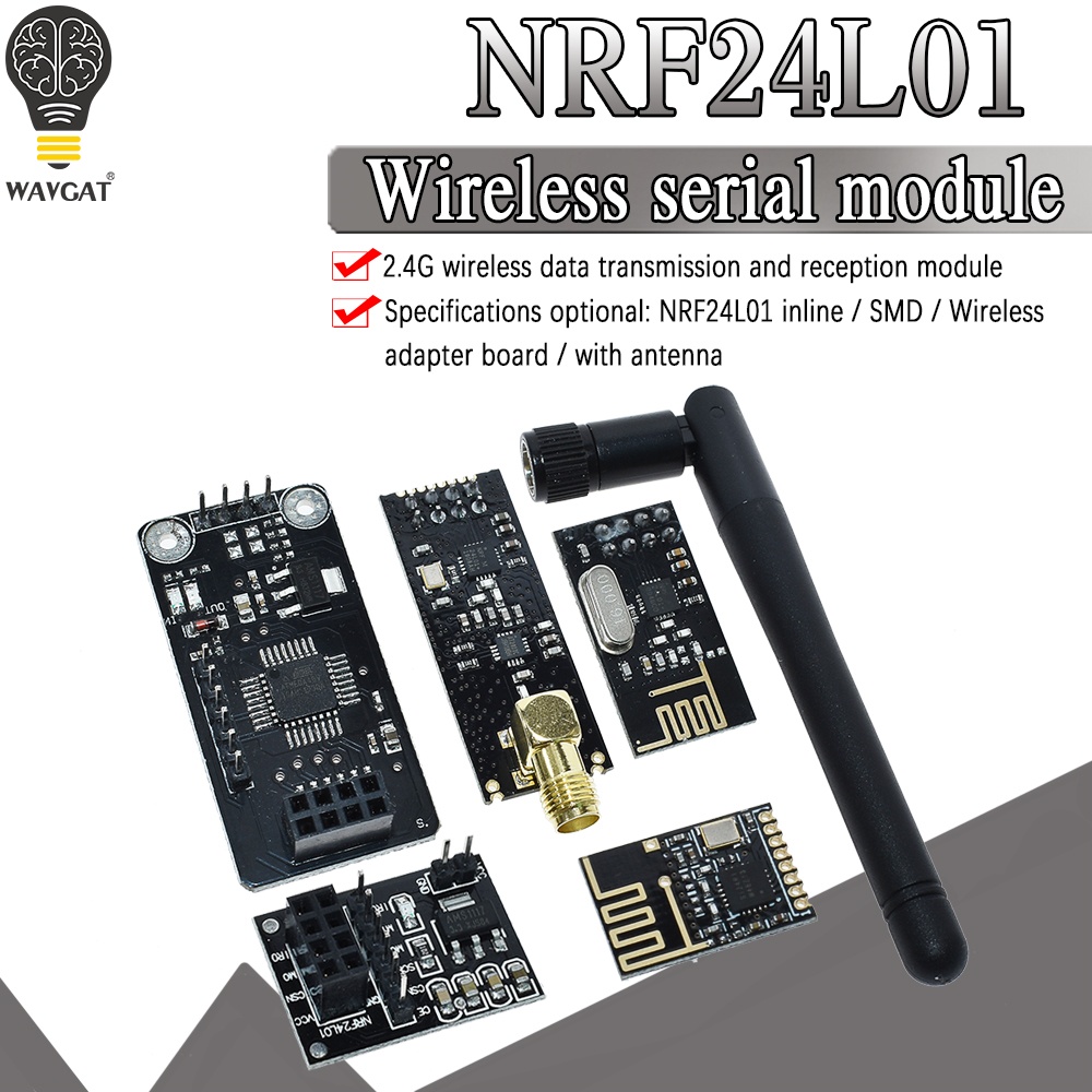 NRF24L01 data transmission module NRF24L01 upgrade version NRF24L01+PA+LNA 1000 Meters For ...