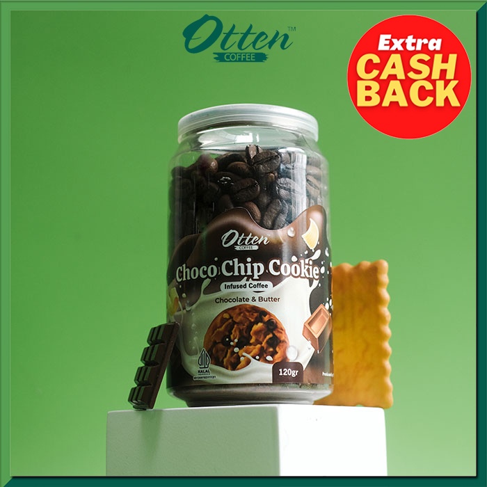 Infused Coffee - Choco Chip Cookie Robusta Coffee 120gr - Otten Coffee ...