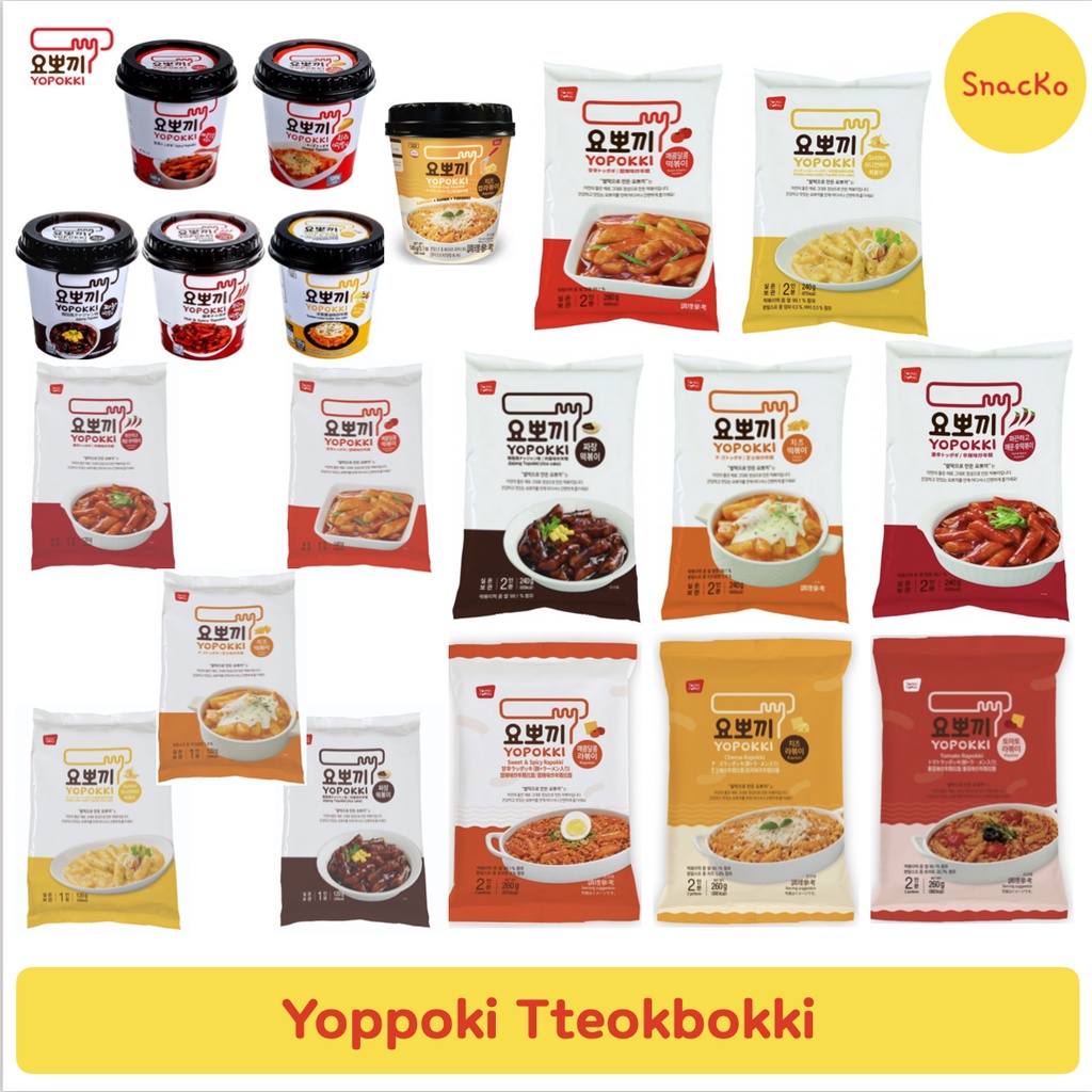[PROMO] Yopokki Tteokbokki Rapokki Pouch / Cup Korean Young Poong ...