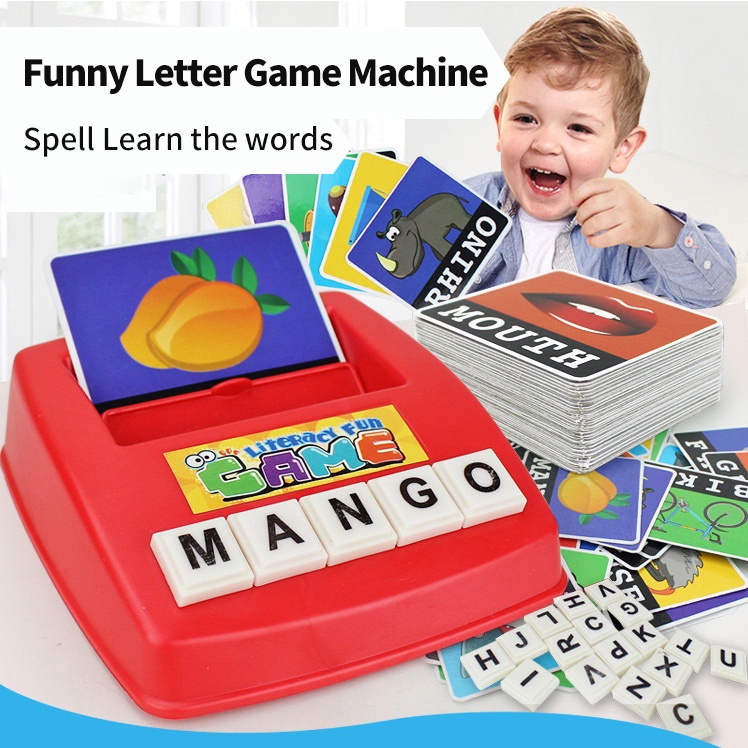 Preschool Education Alphabet Puzzle Game Machine Spelling Reading ...