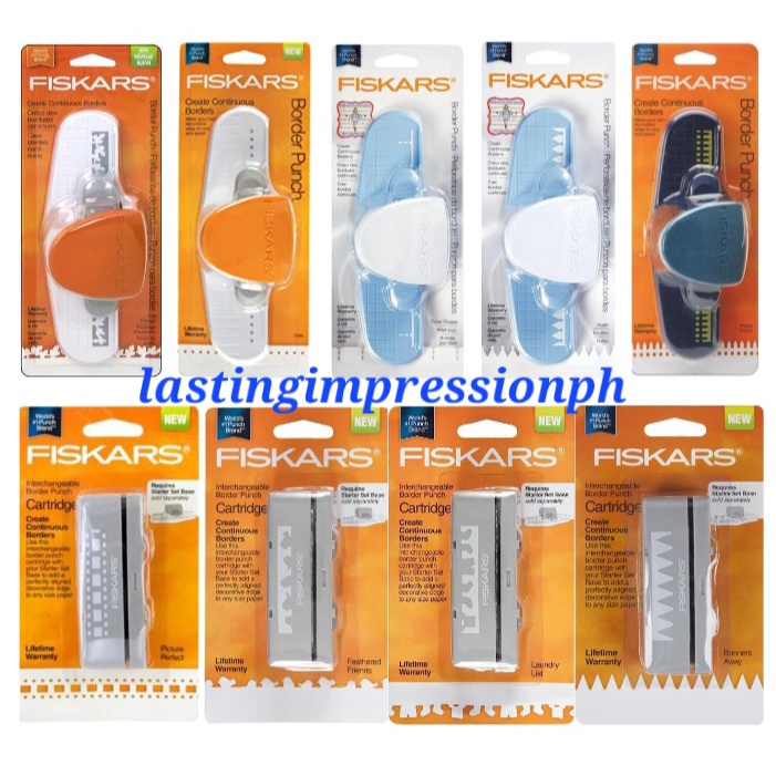 Fiskars Interchangeable Border Punch & Cartridge | Shopee Philippines