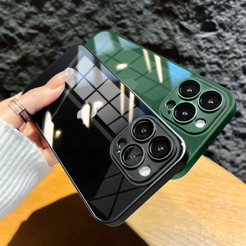 Luxury Tempered Glass Phone Case for IPhone 14 Pro MAX 11 12 13 Pro MAX ...