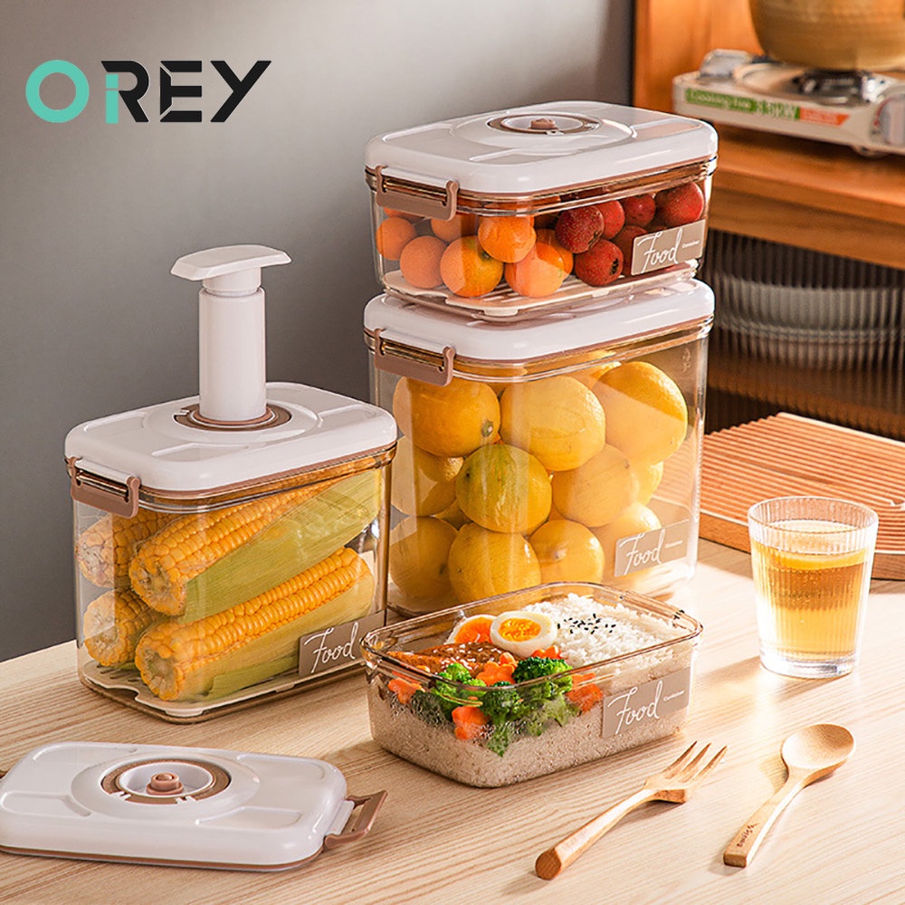 Vacuum Container Fresh-keeping Box Air-pumping Sealed Tank Kitchen ...