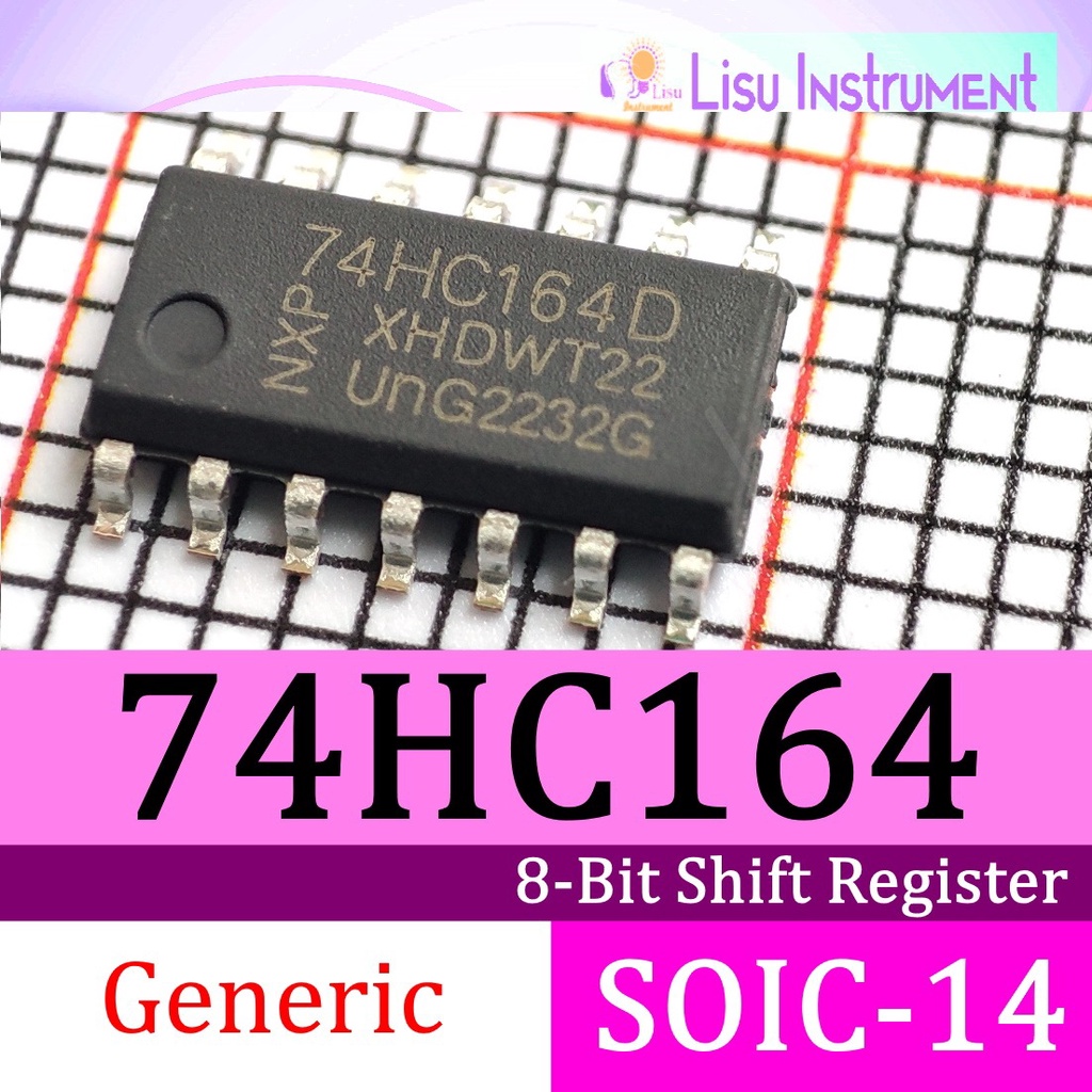 74hc164d HC164 8-Bit Serial-in Parallel-out Shift Register SOIC-14 | Shopee Philippines