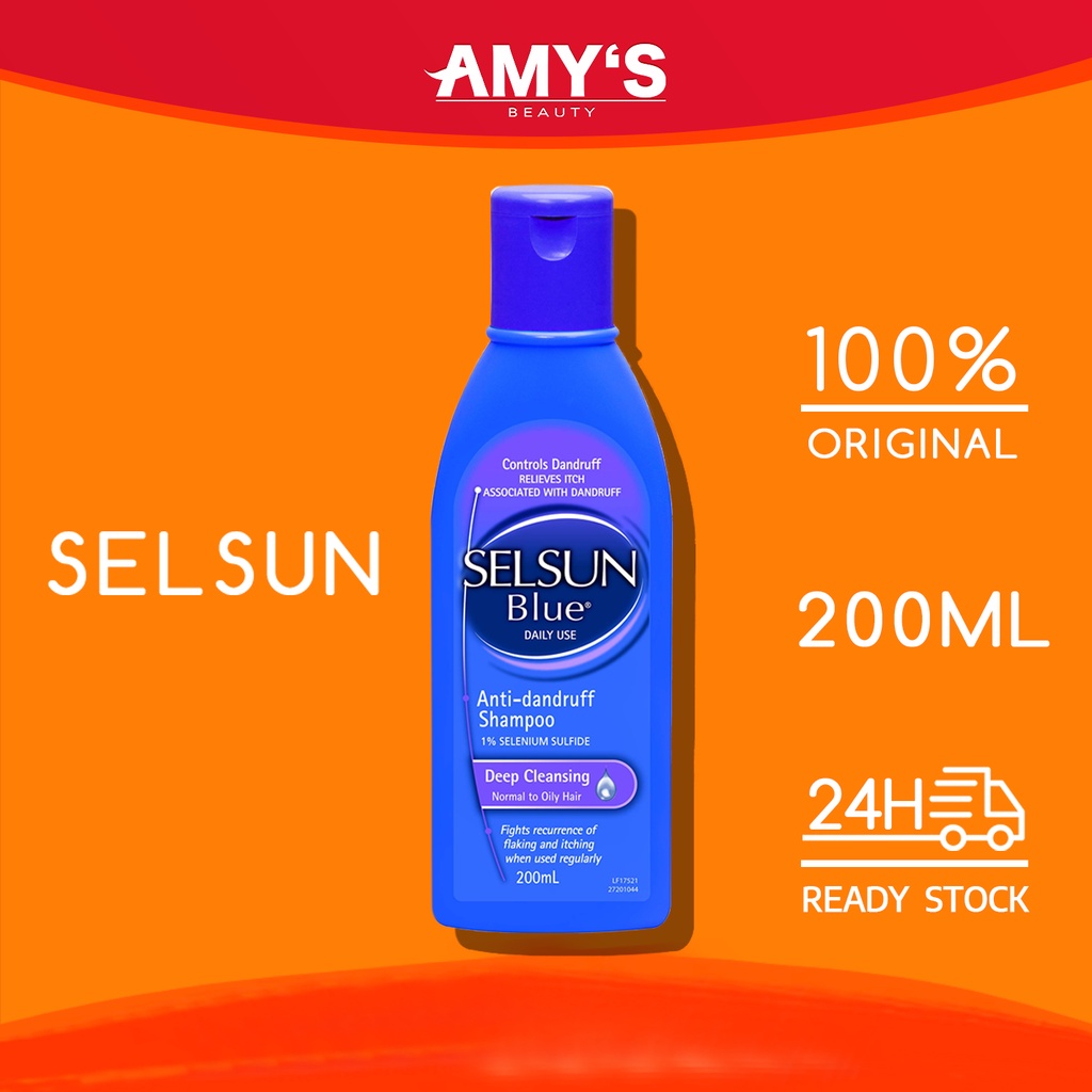 🟠10 10 SALE🟠Australia SELSUN Anti-Dandruff Shampoo Blue Deep Cleansing ...