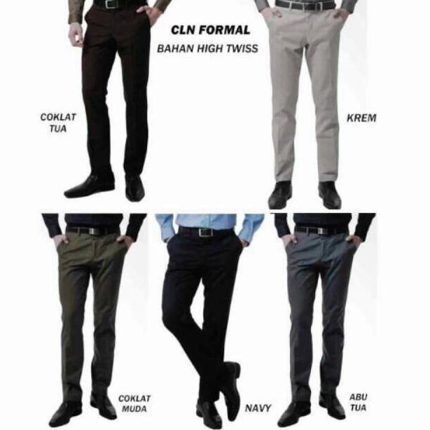 Directly Order slim fit men's formal fabric trousers for work/office ...