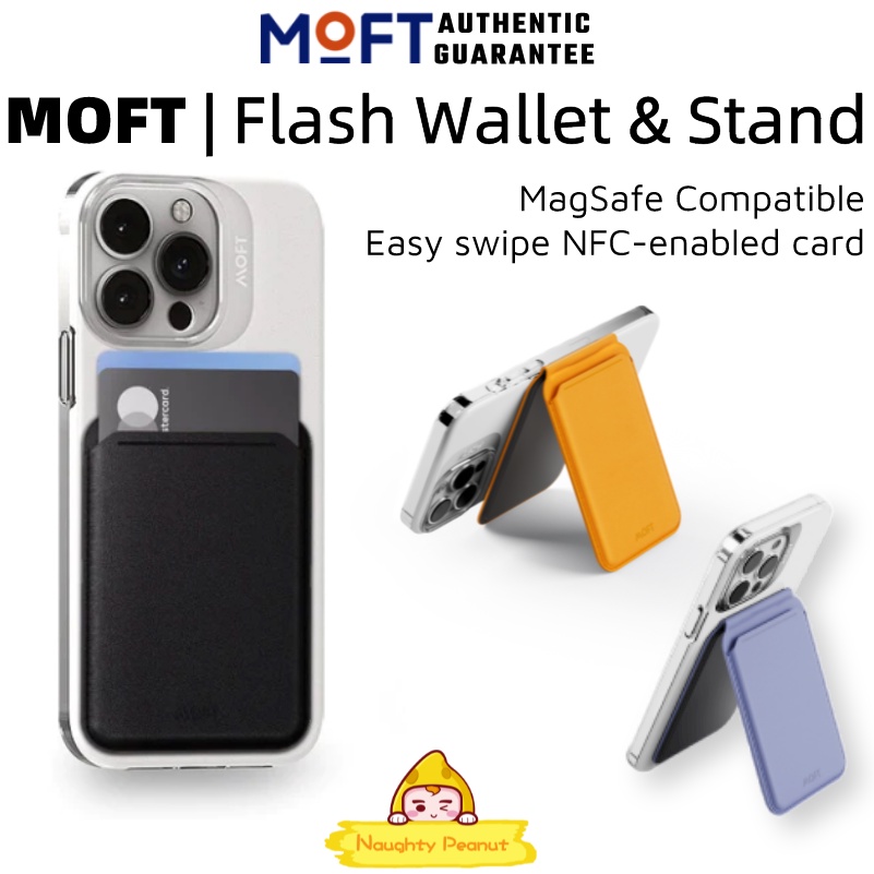 MOFT Flash Wallet & Stand/Leather Magnetic Wallet,Pocket Pouch Card ...