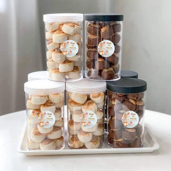 Eid Al-Fitr stickers | Eid Cookie Jar Round Sticker | Shopee Philippines