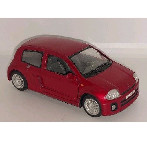 Kinsmart Renault Clio Sport V6 Collectible Diecast Red Toy Car ...