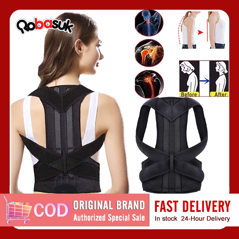 COD Adjustable Back Support Posture Corrector for Women, Spine Steel ...