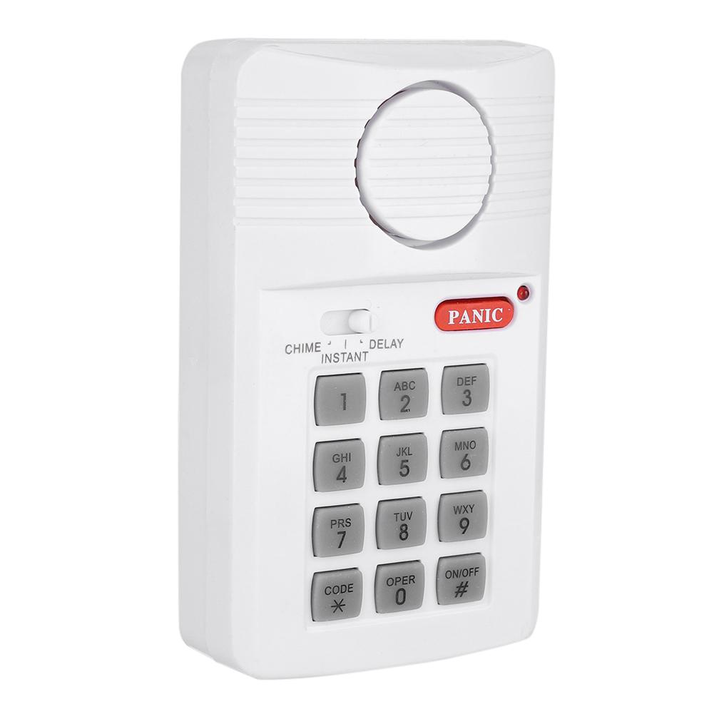 Door Alarm System 3 Settings Security Button Keypad with Panic for Home ...