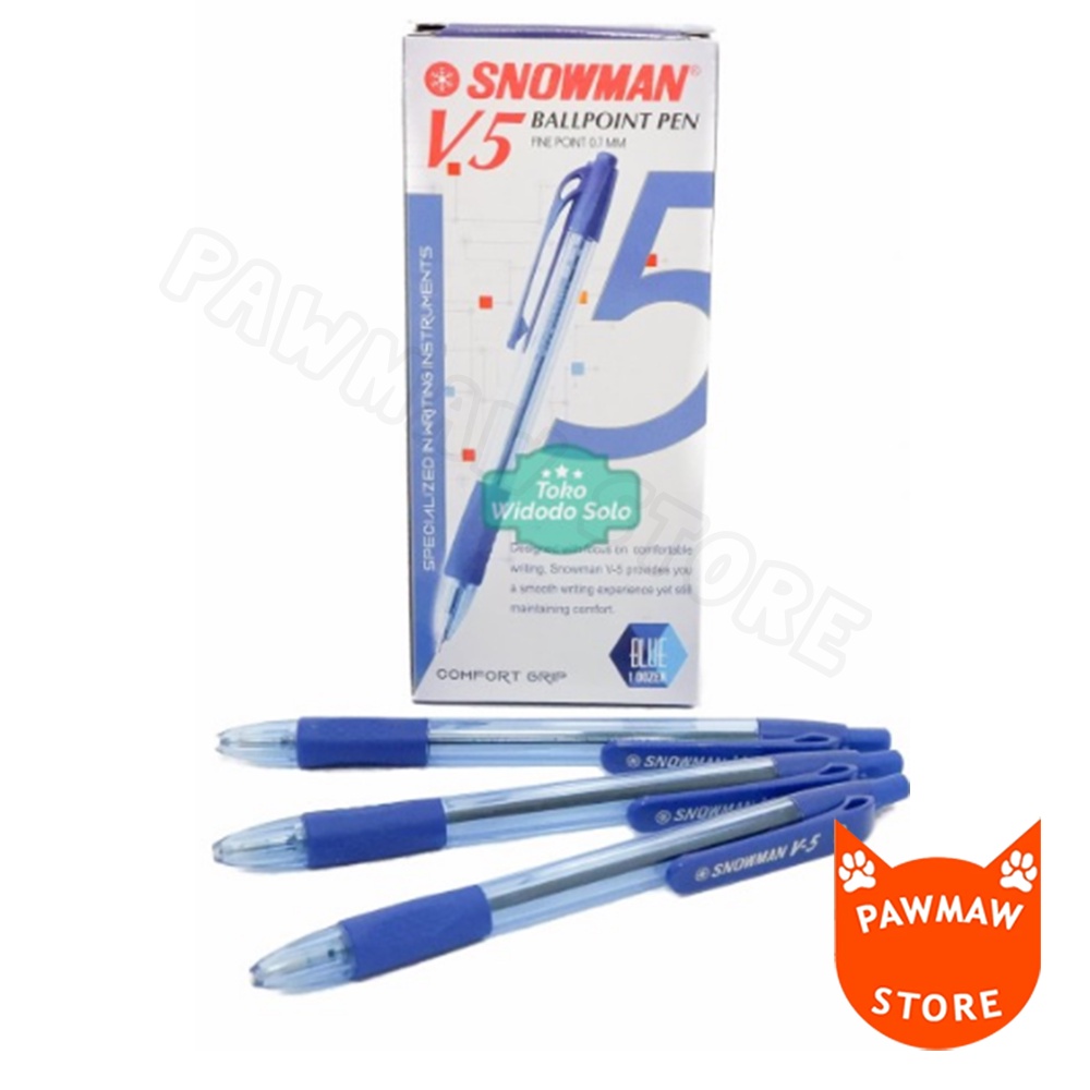 Snowman V5 BLUE PEN (PACK) | Shopee Philippines