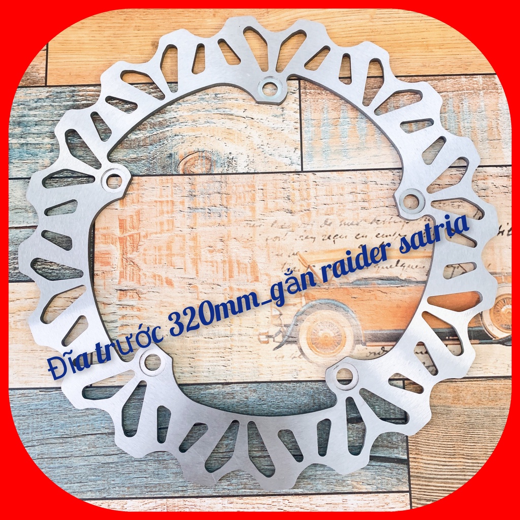 Satria/raider front disc_milling disc 3.5mm thick, size 320mm | Shopee ...