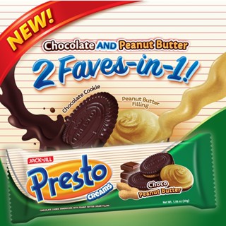 Presto Creams Choco Peanut Butter (30g x 10) | Shopee Philippines