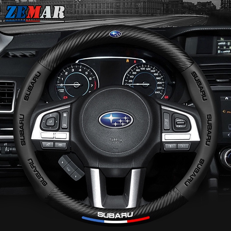 Subaru Car Steering Wheel Cover For 38CM Forester sk XV Impreza wrx sti ...