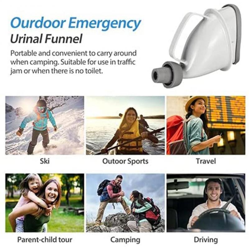 Outdoor Car Camping Toilet Male Female Urinal Funnel Urine Funnel Peeing Emergency Traffic ...
