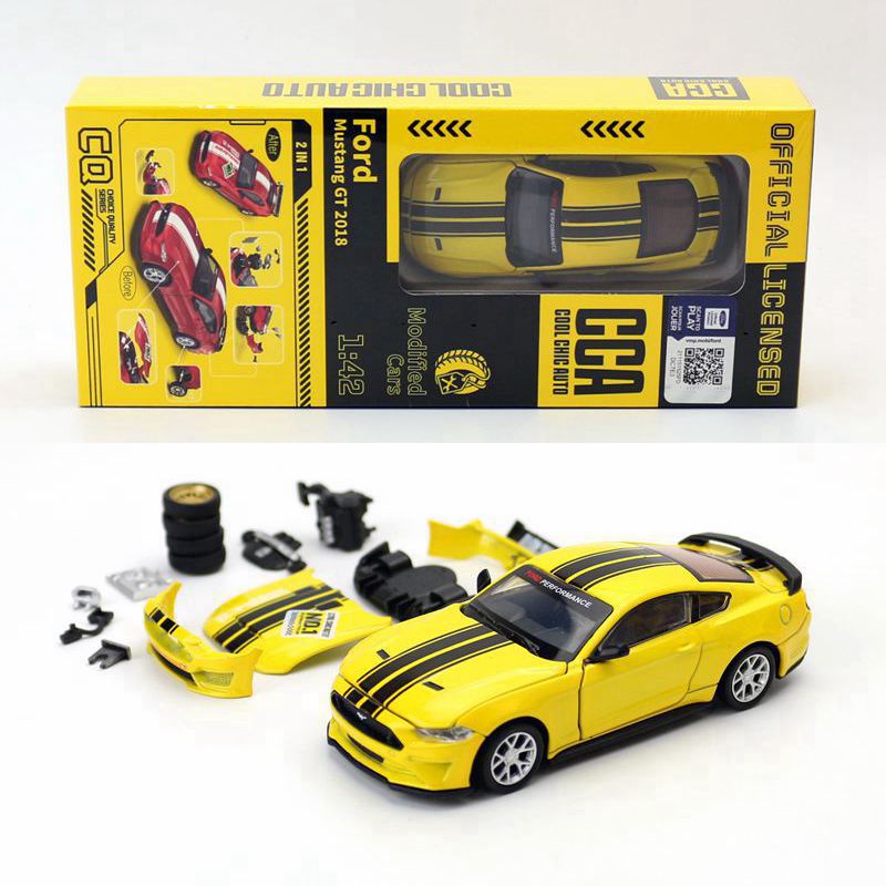 1:42 Ford 2018 Wild Horse GT Racing Car Static Model Assembled Boxed ...