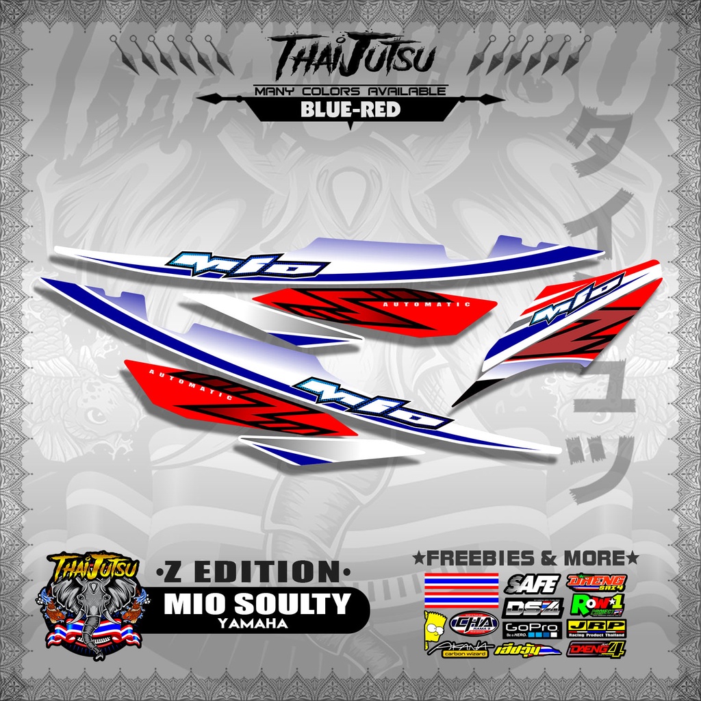 YAMAHA MIO SOULTY DECALS ( Z EDITION ) 【ThaijutsuStickers】 | Shopee ...