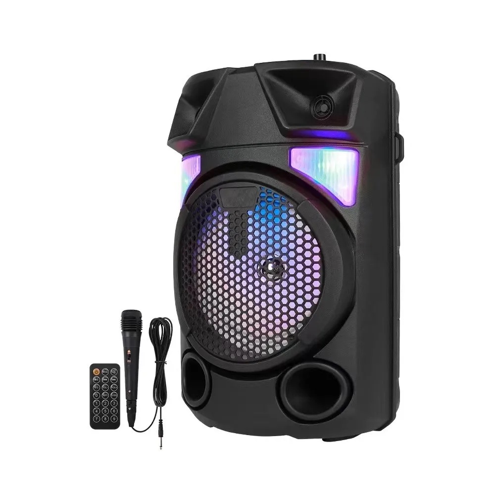 HTM-8198 8.5Inch Wireless Karaoke Party Bluetooth Rechargeable Speaker ...