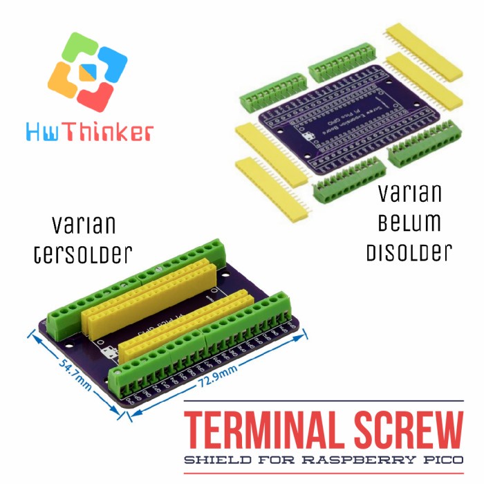 GPIO Screw Expansion Board Terminal Shield PI Hat Breakout for ...