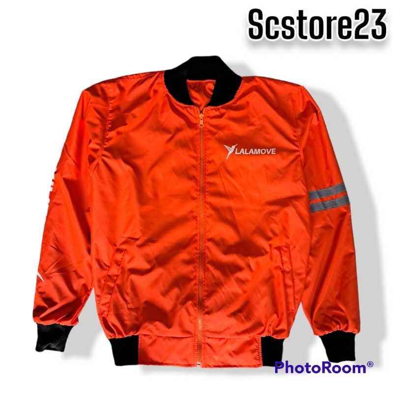 Official LALAMOVE Orange SEMI WATERPROOF Jacket | Shopee Philippines