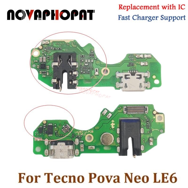 Novaphopat For Tecno Pova Neo LE6 USB Dock Charger Port Plug Headphone ...