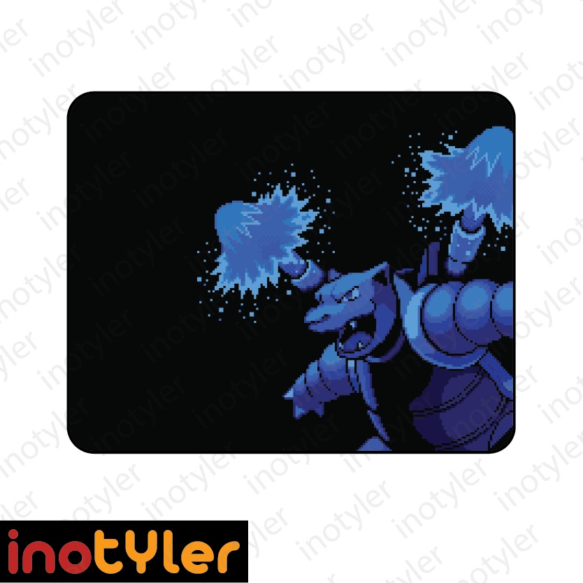 Pokemon Red Blue Green Blastoise Squirtle Wartortle Pixelated Pixel Art ...