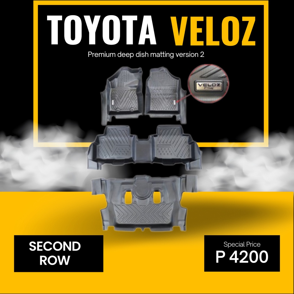 TOYOTA VELOZ premium deepdish matting version 2 | Shopee Philippines