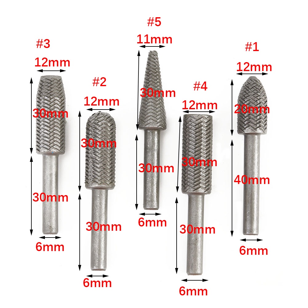 Durable 45# Steel Rotary File Set for Metal and Woodworking | Shopee ...