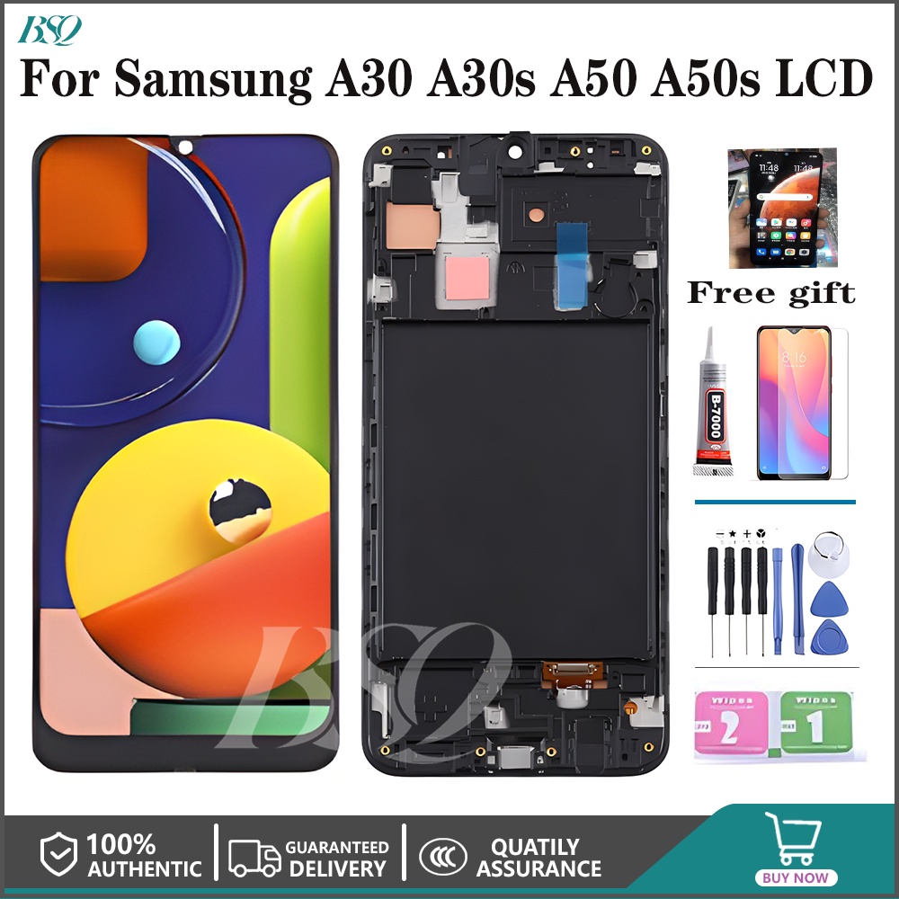For Samsung Galaxy A30 A50 A30s A50s LCD Touch Screen Replacement 6.4 Inch INCELL AMOLED Display ...