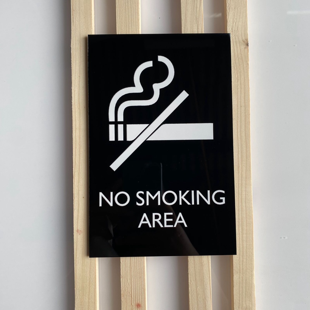 Writing NO SMOKING/SMOKING AREA/NO SMOKING WATERPROOF | Shopee Philippines