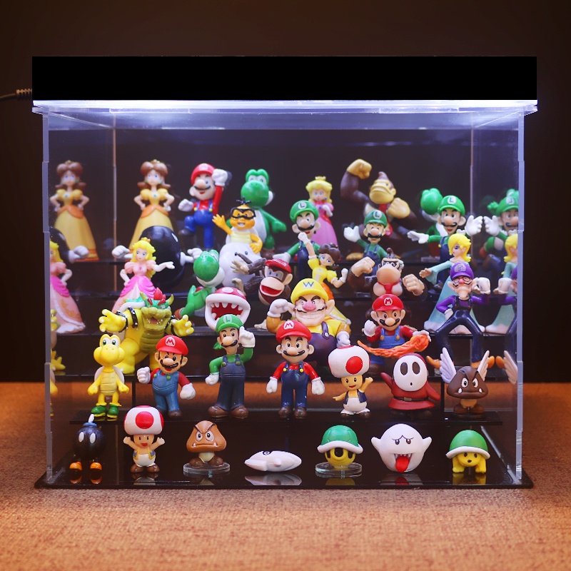 18pcs/set Super Mario Bro Minifigures Luigi Yoshi Koopa Troopa Toad ...
