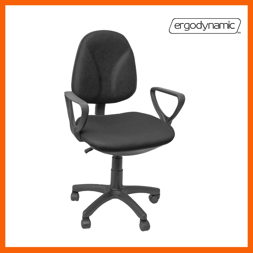 Ergodynamic OCA-103BLK Office Chair (Black) Office Furniture Home ...