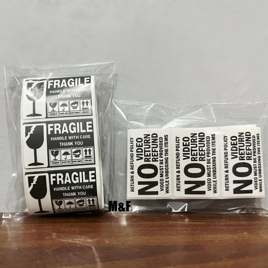 FRAGILE STICKER WATERPROOF | Shopee Philippines