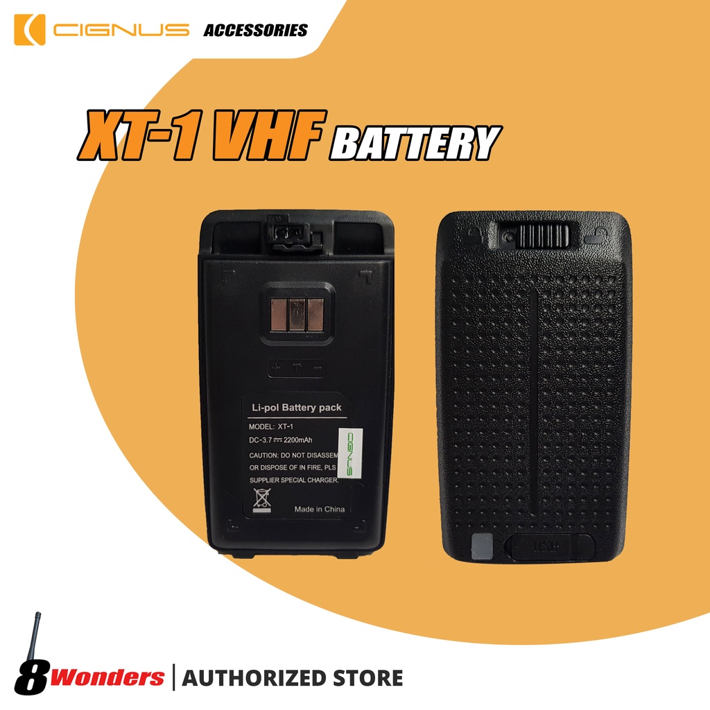 CIGNUS XT1 VHF BATTERY | Shopee Philippines