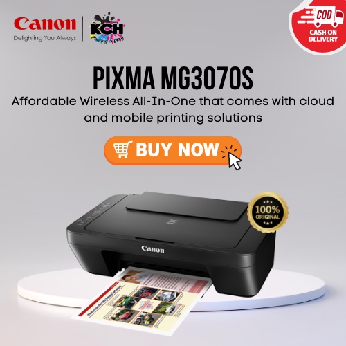 Canon Mg3070s (Print, Scan, Photocopy and Wireless with WiFi direct ...