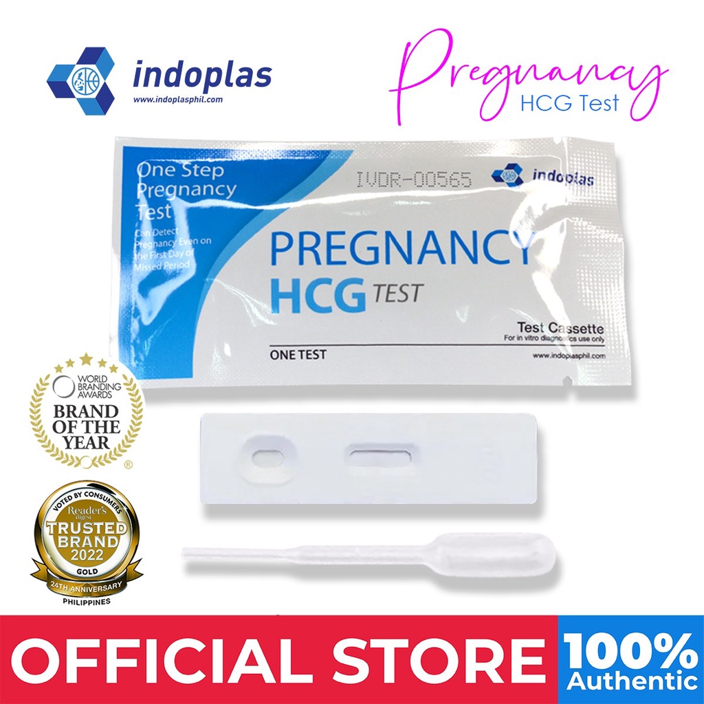 Indoplas Pregnancy Test Kit - Cassette Type | Shopee Philippines