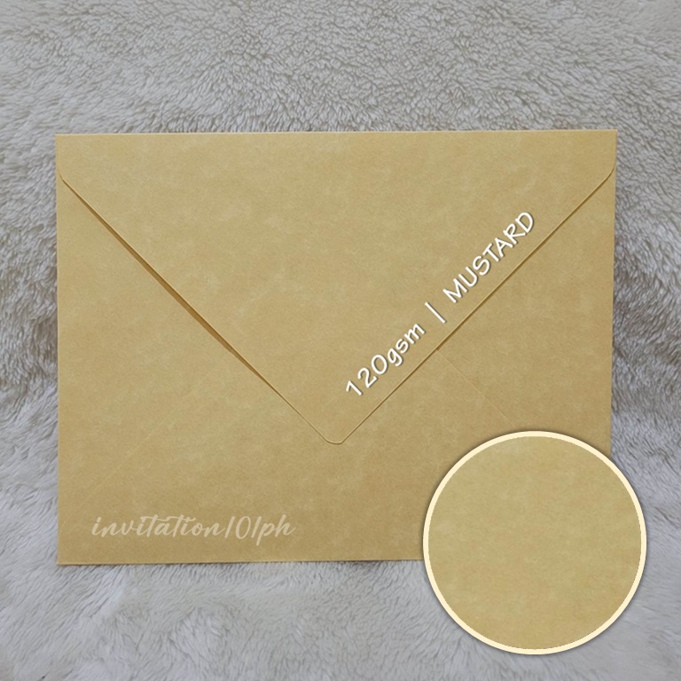 5R Envelope [Textured /Linen] 120gsm Invitation Letter Envelop | Shopee ...