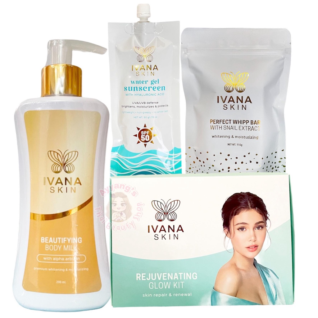 IVANA SKIN BY IVANA ALAWI (WHIPP BAR/ BODY MILK/ REJUVENATING SET ...
