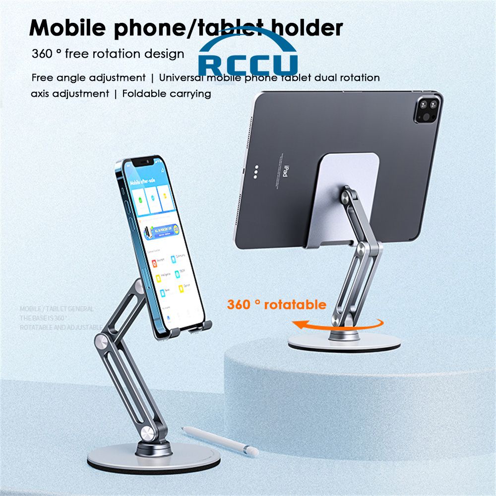 Boneruy Folding Aluminum Alloy Rotating Bracket Mobile Phone Tablet ...