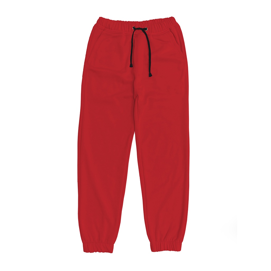 MERAH Flegels - Jogger Pants / Red Sweatpants | Shopee Philippines