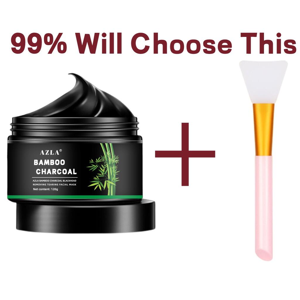 Bamboo Charcoal Blackhead Remover Mask deep cleansing Shrink pores acne ...