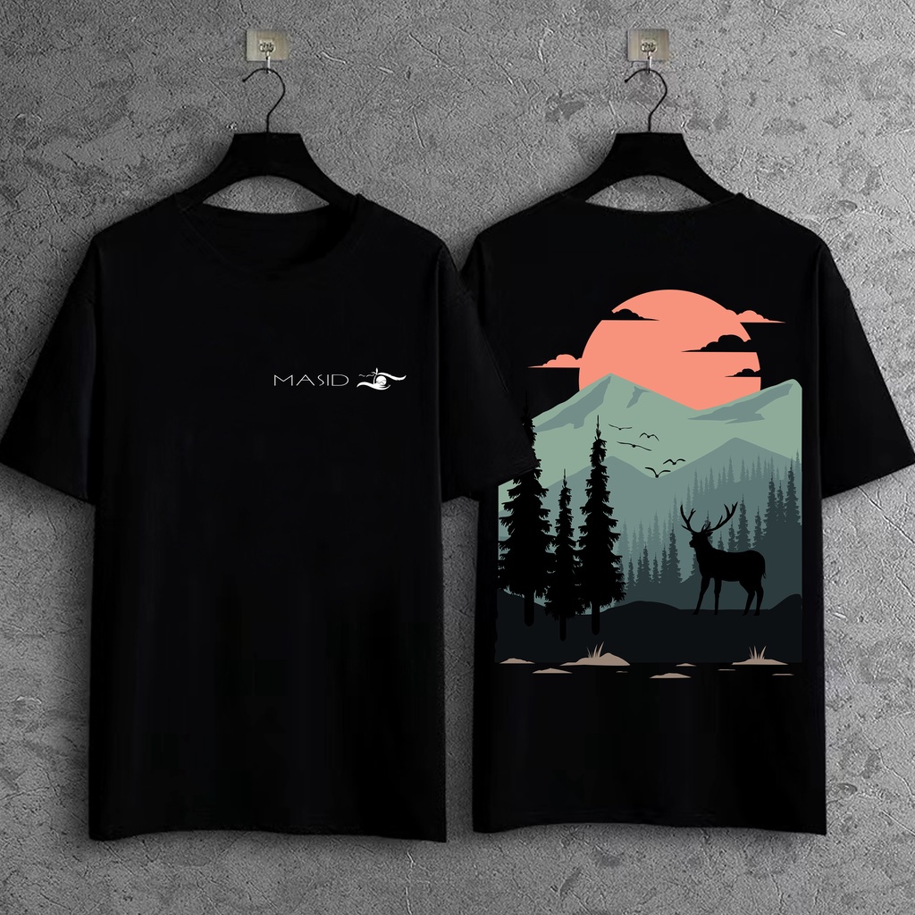 New national tide MASID cotton retro couple T-shirt | Shopee Philippines