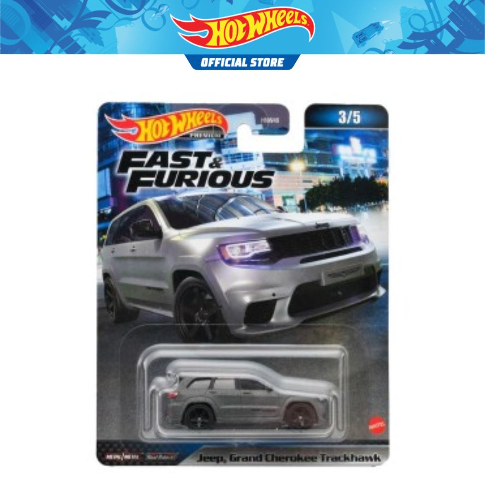 Hot Wheels Fast Furious Jeep Grand Cherokee Trackhawk Vehicle For
