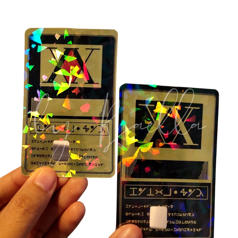 Gold Hunter License ATM / Debit / Credit / Beep Card Skin ...