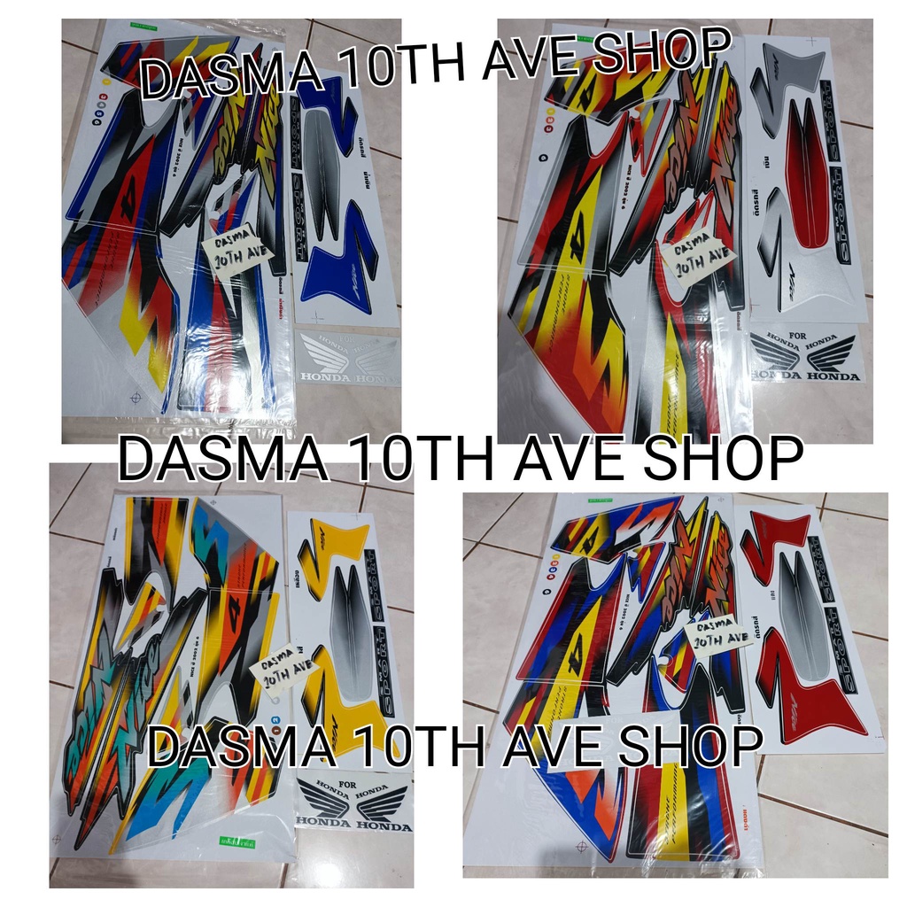 XRM 110 / NICE110 Thailand Decals orig Laminated No Fade High Quality ...