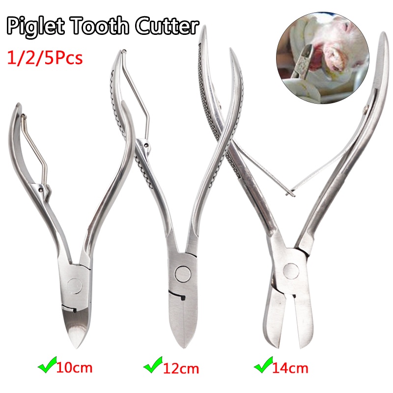 10/12/14cm Stainless Steel Teeth Cutting Pliers for Piglets Pig Teeth ...