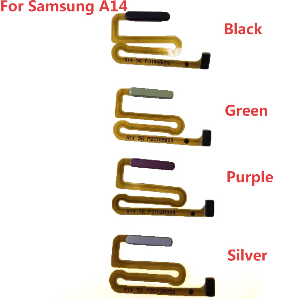 A14 Flex Cable For Samsung Galaxy A14 A146B Flex Cable Fingerprint ...