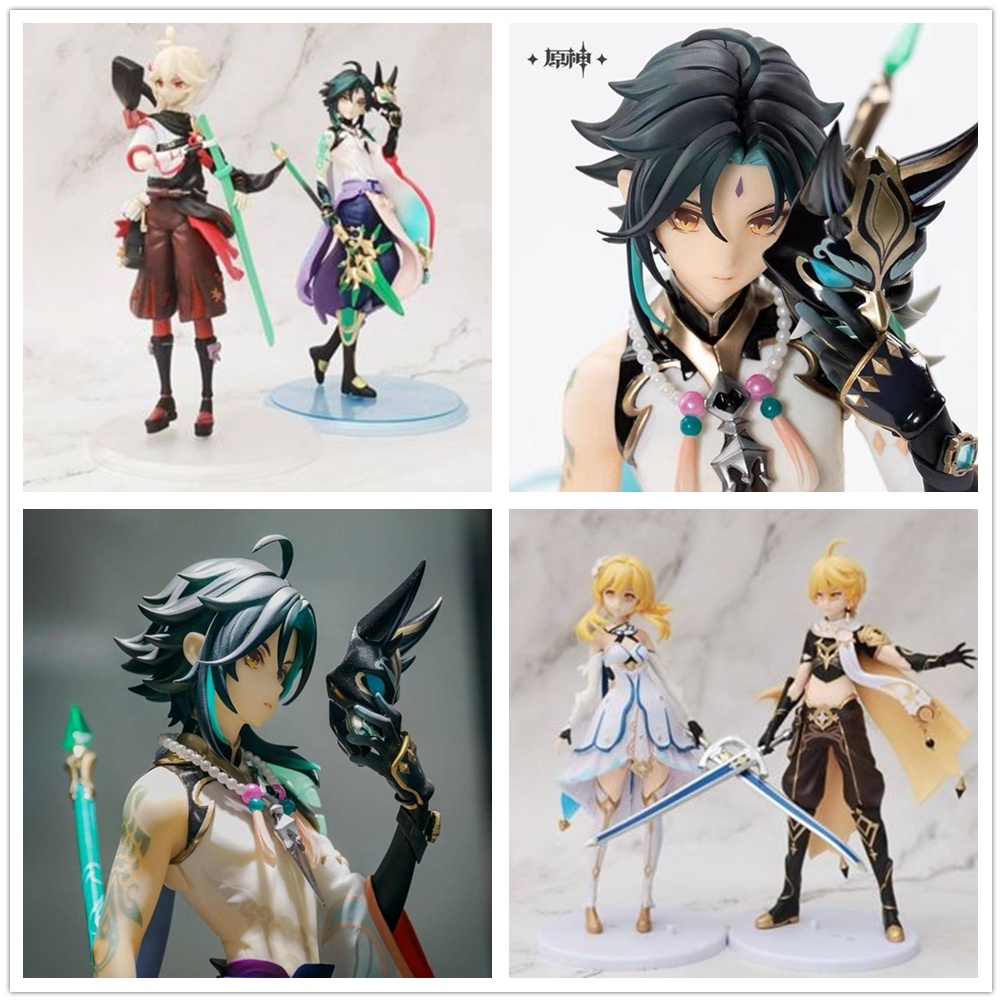 Genshin Impact Xiao Lumine Aether Kaedehara Kazuha Action Figure ...