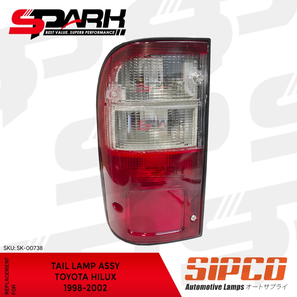 Tail Light Tail Lamp Stop Lamp for Toyota Hilux 1998 1999 2000 2001 ...